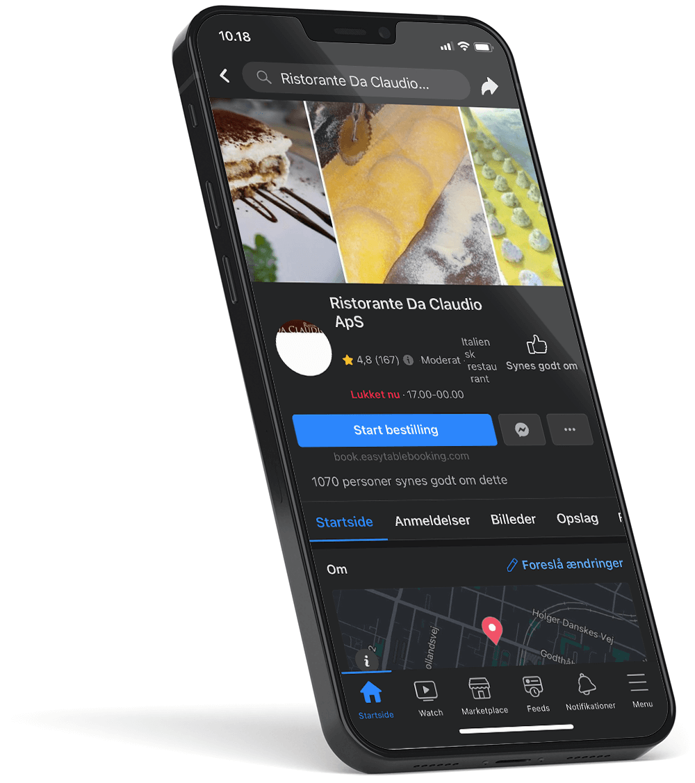 Italiensk Restaurant på Frederiksberg | Ristorante Da Claudio